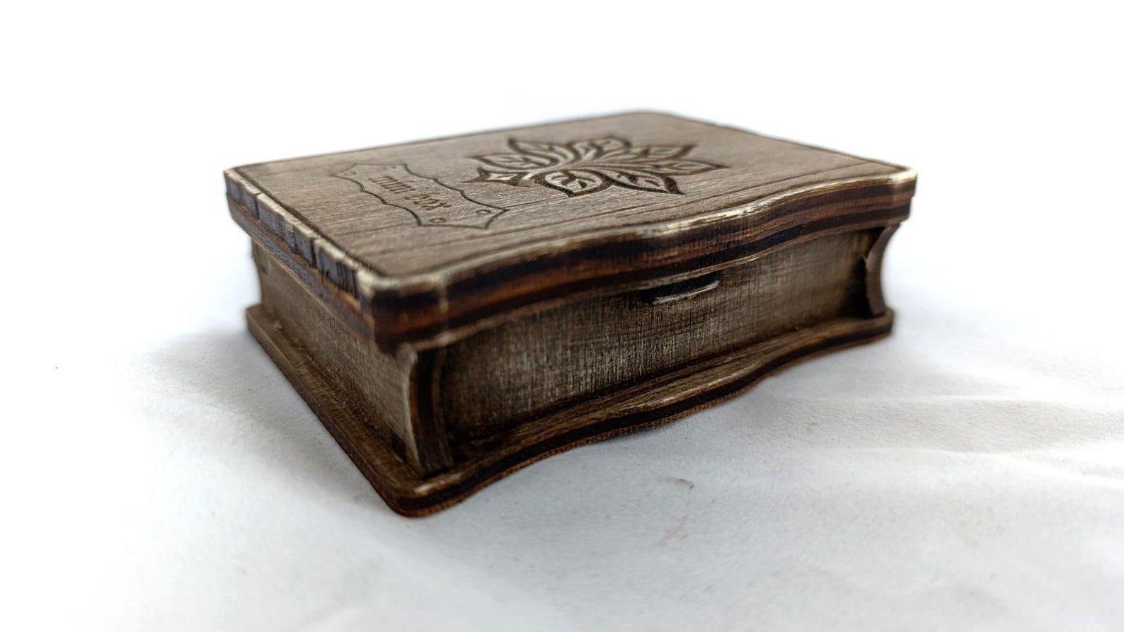 Mini Laser Cut Box SVG: Plywood Jewelry Box Design (digital Product) - Etsy