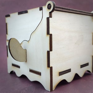 Ghost Box 3mm, 1/8inch, 4mm, 4.5mm, 5mm, 6mm, 1/4inch. Laser Cut Files ...
