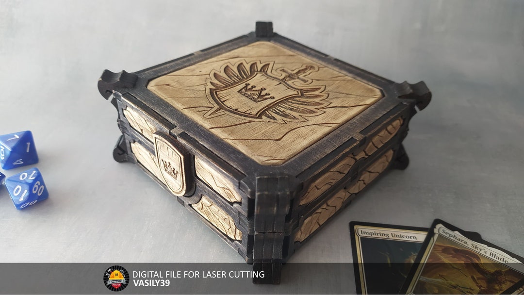 Laser Cut Dice Box SVG: CNC Files for Board Games (digital Product) - Etsy