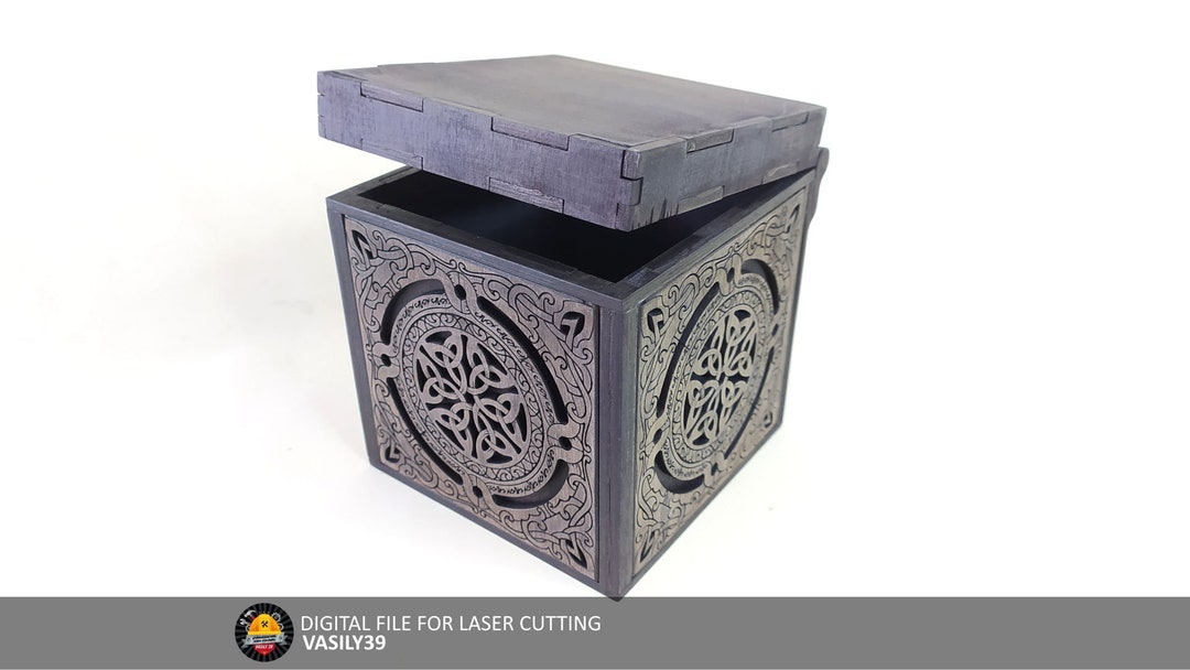 Celtic Laser Cut Box: SVG, PDF, CDR (digital Product) - Etsy