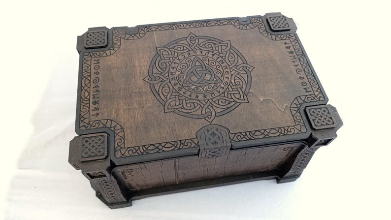 Celtic Box SVG File – Laser Cut Wooden Chest Template (digital Download ...