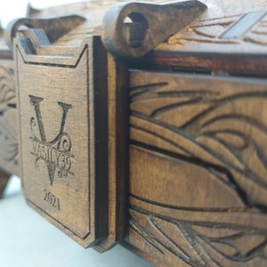 Vampire Chest Laser Cut Files: SVG, PDF, CDR (3-6mm Plywood) - Etsy