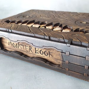 Monster Book A5 Laser Cut Files: SVG, PDF, CDR (digital Product) - Etsy