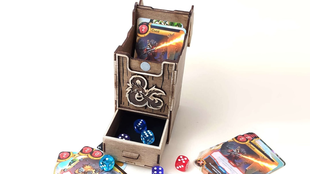 Laser Cut Card & Dice Storage Box, CNC Files (digital Product) - Etsy