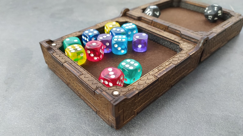Dice Box. 3mm 3.175mm 4mm 5mm. Laser Cut Files SVG PDF - Etsy