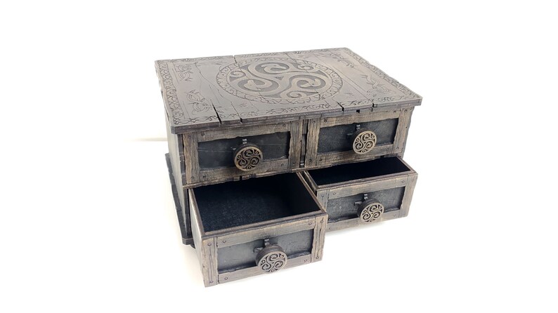 CNC Laser Cut Chest of Drawers, 4 Drawer Storage (digital Product) - Etsy