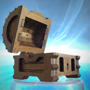 Micro treasure chest. Only 3mm. Laser cut files SVG PDF CDR | Etsy