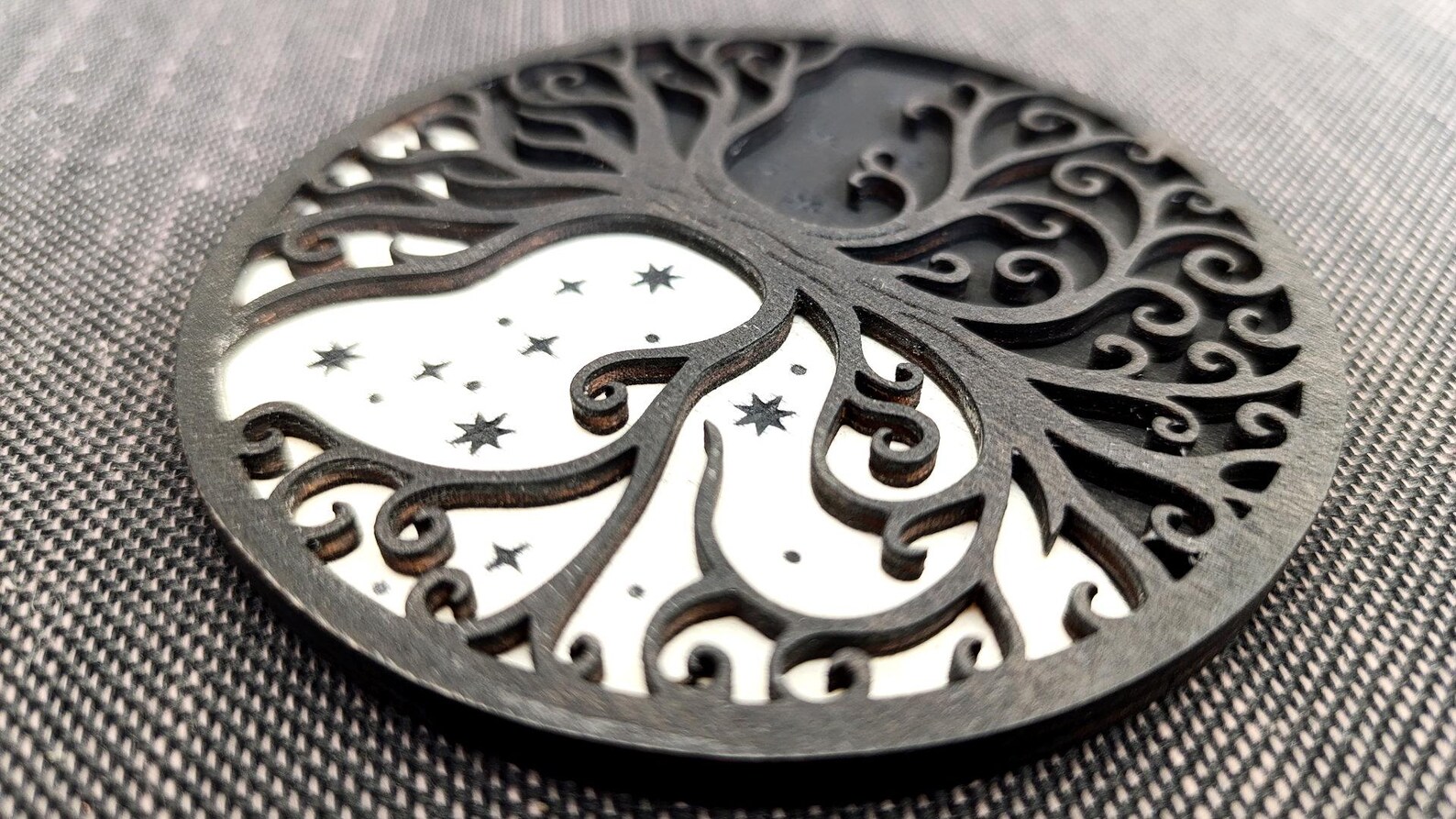 Coaster 00254. Laser Cut Files SVG, PDF, CDR Digital Product - Etsy