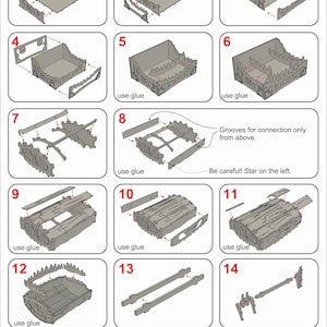 Mimic Chest Laser Cut Files: SVG, PDF, CDR (3-5mm) - Etsy