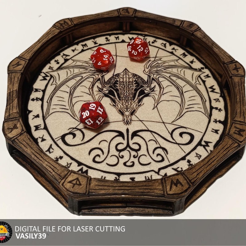 Dragon Tray Cnc File - Etsy UK