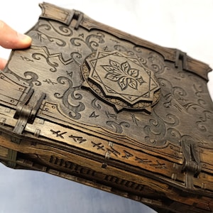 Laser Cut Magic Book Box: SVG, PDF, CDR Files - Etsy