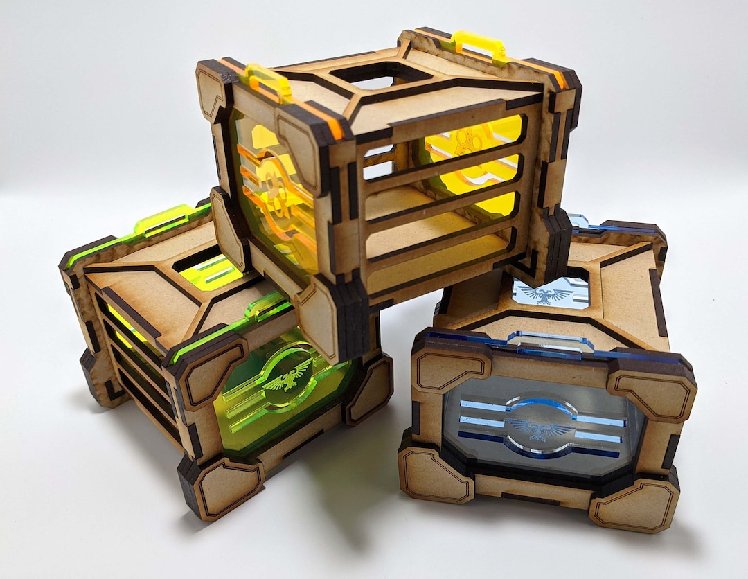 Sci-fi Dice Jail Laser Cut Files: SVG, PDF, CDR (digital Product) - Etsy UK