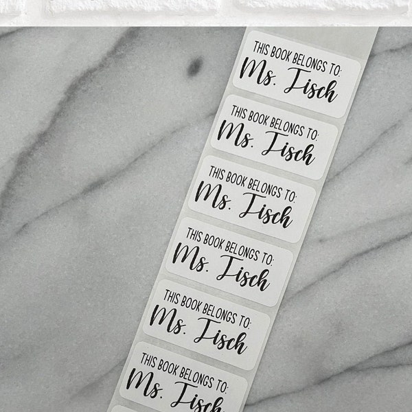 Book Belongs To - Etsy