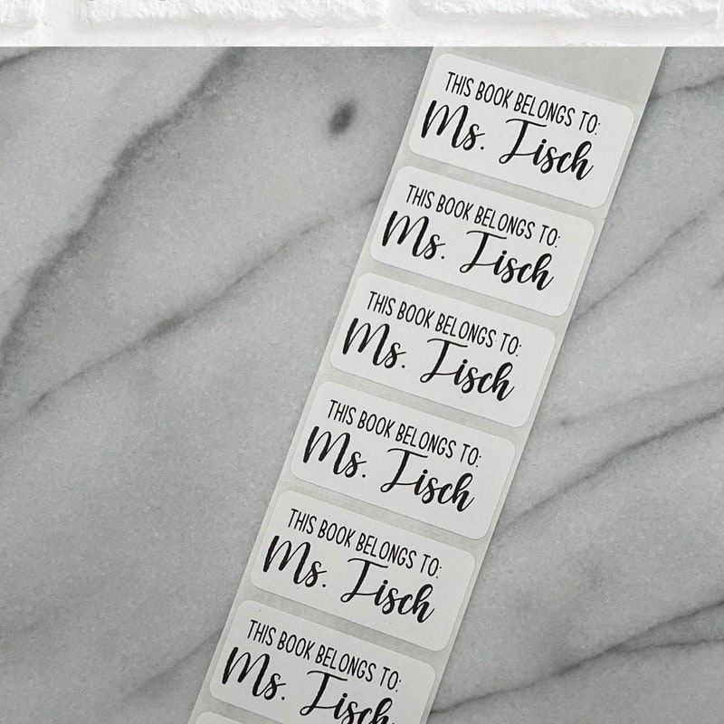 This Belongs to Labels - Etsy