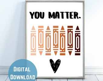 In This Classroom Sign You Matter Sign All Are Welcome You | Etsy Canada