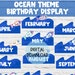 Ocean Theme Birthday Display Ocean Under the Sea Printable - Etsy