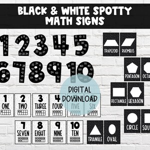 Number Poster - Etsy