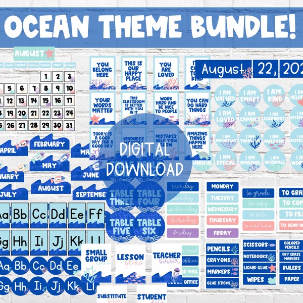 Calm Classroom Decor - Etsy