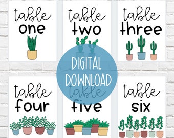 Growth Mindset Classroom Signs Plant Cactus Succulent Theme | Etsy