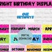 Bright Classroom Birthday Display DIGITAL DOWNLOAD Our - Etsy