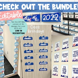 Ocean Theme Classroom Flip Calendar | DIGITAL DOWNLOAD | Printable ...