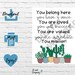 You Belong Here Classroom Sign You Matter Poster Plant Cactus Succulent ...