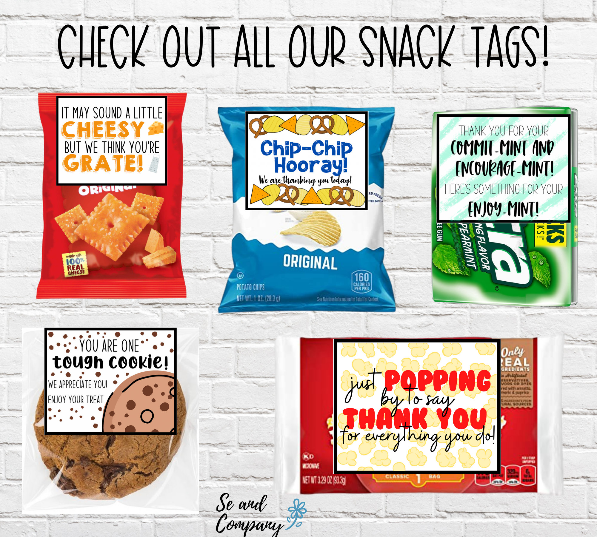 Mint Thank You Tag PRINTABLE | Teacher Appreciation Commit-mint ...
