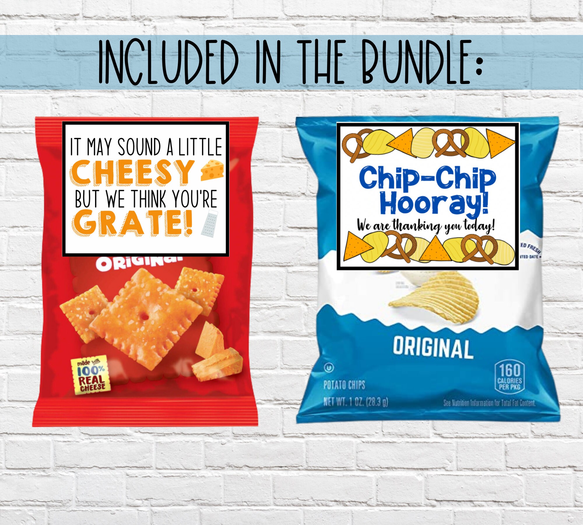 Staff Appreciation Snack BUNDLE | PRINTABLE Teacher Appreciation Notes ...