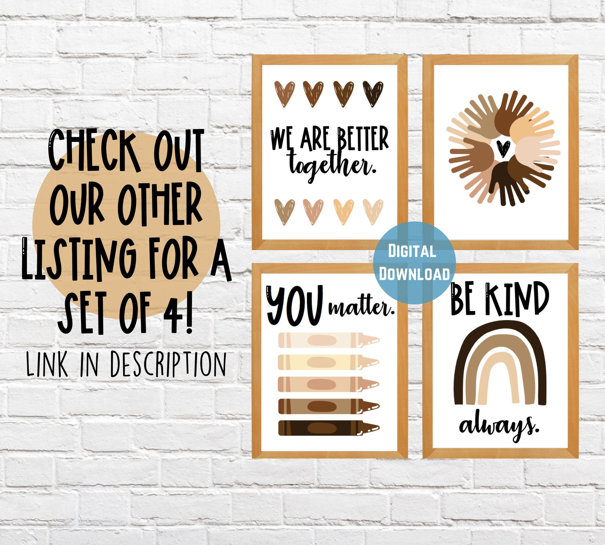 In This Classroom Sign You Matter Sign All Are Welcome You | Etsy Canada