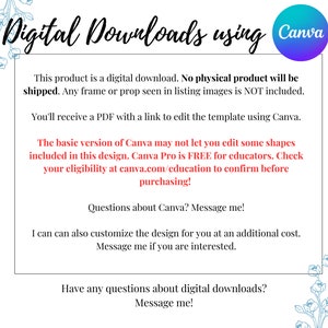 Meet the Teacher Template: Black and White Spotty | Editable on Canva ...