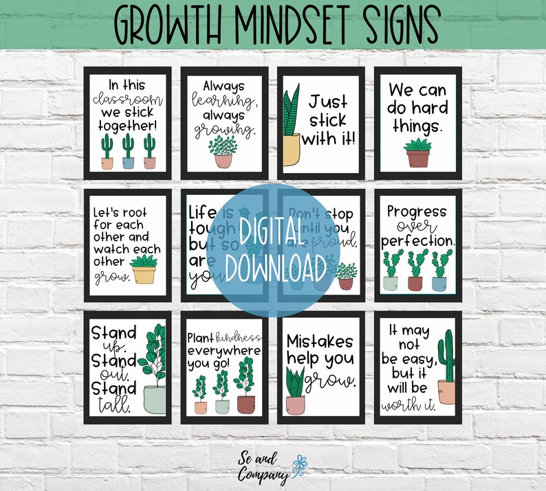 Plant Theme MEGA BUNDLE Digital Download Botanical Nature - Etsy