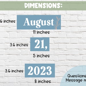 Coastal Boho Theme Classroom Flip Calendar | DIGITAL DOWNLOAD ...