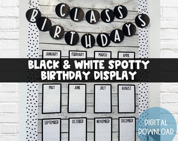 Classroom Birthday Tracker Board | Teacher Supplies | Classroom Decor ...