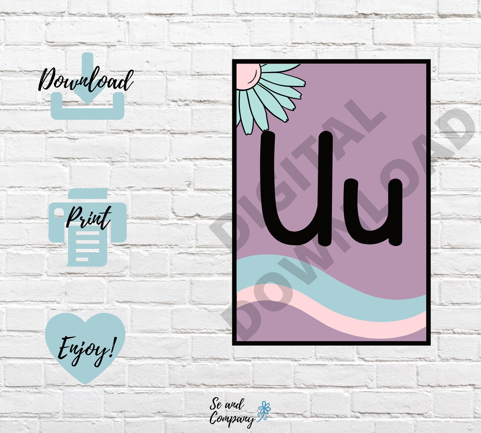 Retro Groovy Alphabet Chart Boho Retro Alphabet Display - Etsy UK