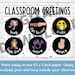 Black and White Spotty Classroom Greetings | DIGITAL DOWNLOAD ...