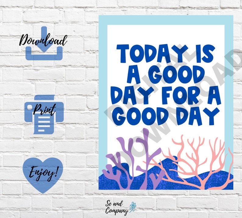 Ocean Theme Growth Mindset Signs DIGITAL DOWNLOAD Ocean - Etsy