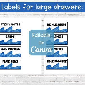 Ocean Theme Teacher Toolbox Editable on Canva Ocean Vibes Teacher ...