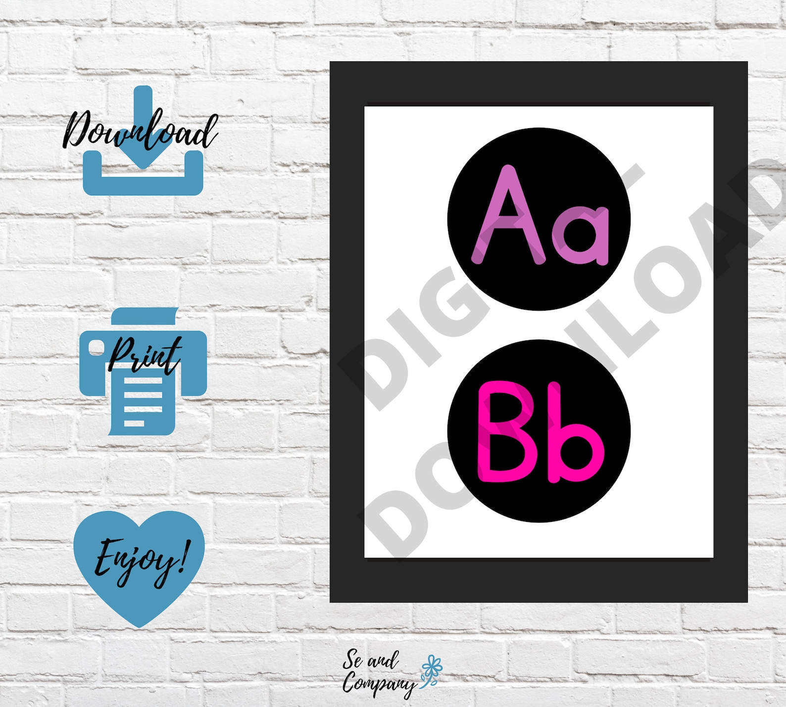Classroom Brights Word Wall DIGITAL DOWNLOAD Bright Color - Etsy