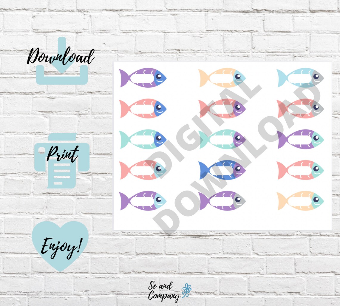 Ocean Theme Birthday Display Ocean Under the Sea Printable - Etsy