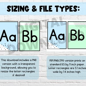 Modern Pastel Alphabet Chart | DIGITAL DOWNLOAD | Pastel Theme ...