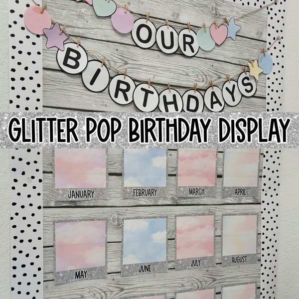 Classroom Birthday Chart - Etsy