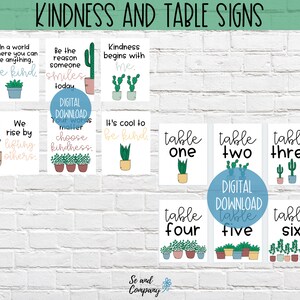 Plant Theme MEGA BUNDLE | Digital Download | Botanical Nature Cactus ...