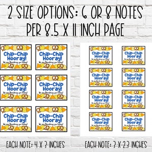 Chips Thank You Tag PRINTABLE | Teacher Appreciation Chip Chip Hooray ...