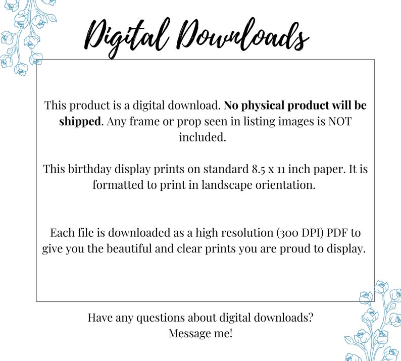 Black and White Spotty Birthday Display | Simple Printable Birthday ...