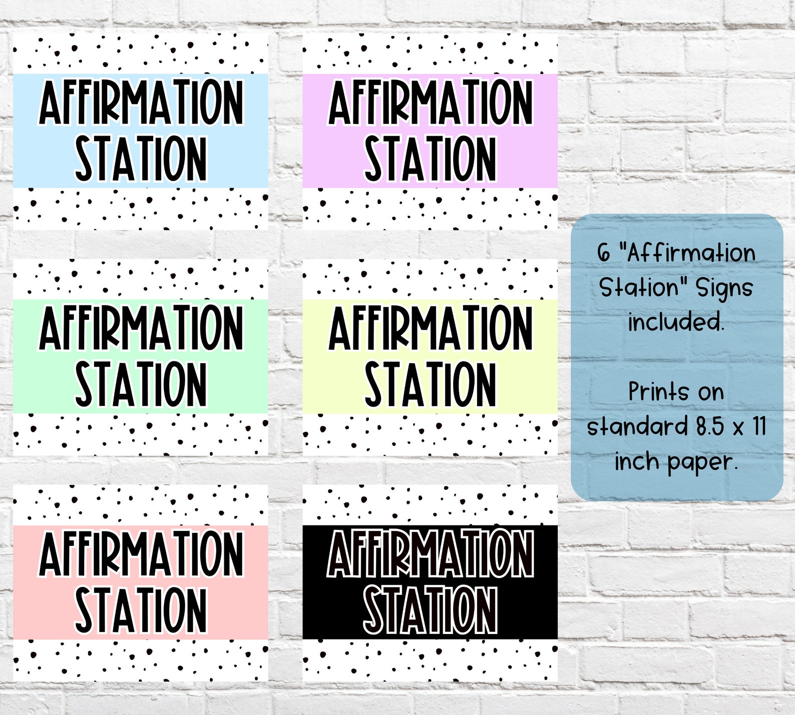 Modern Pastel Positive Affirmations | Calm Pastel Theme Affirmations ...