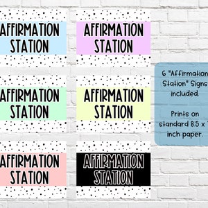 Modern Pastel Positive Affirmations | Calm Pastel Theme Affirmations ...