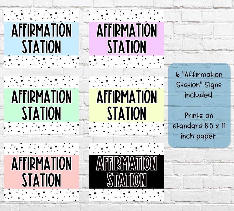 Modern Pastel Positive Affirmations | Calm Pastel Theme Affirmations ...