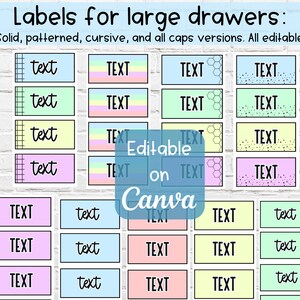 Modern Pastel Theme Teacher Toolbox | Editable on Canva | Pastel ...
