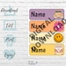 Retro Groovy Nametags | EDITABLE on Google Slides | DIGITAL DOWNLOAD ...