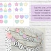 Glitter Pop Birthday Display | Pastel Clouds Printable Birthday Chart ...